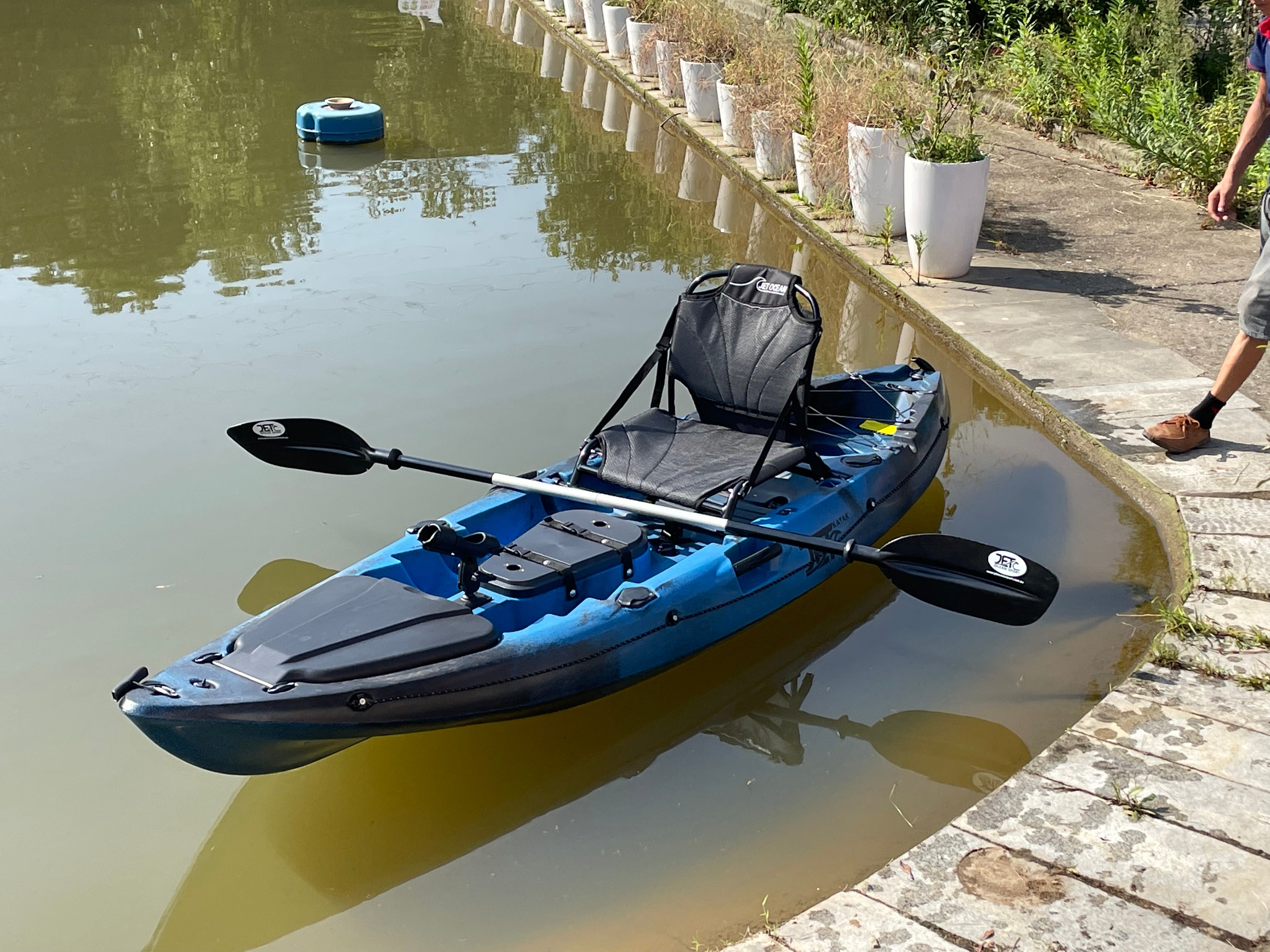 Jet Tour 10‘ NEW 2.94M Single Sit-on Top Fishing Kayak with Aluminium ...
