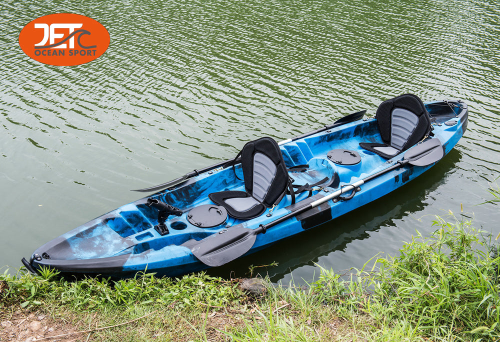 JETA 3.7M 2+1 Double Family Fishing Kayak – Jet Ocean Sport