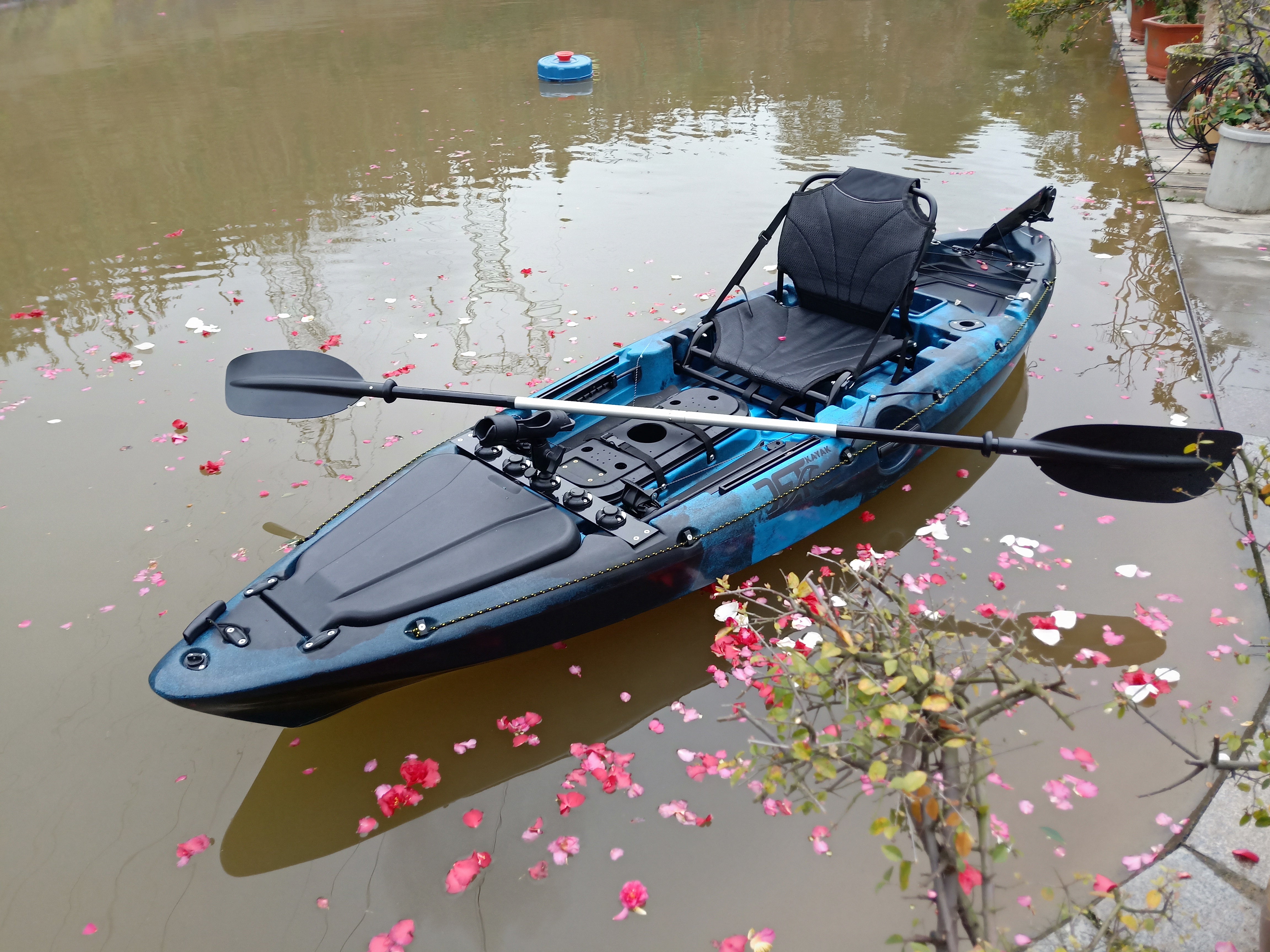 Jet Fish 10'(1) 3.1M 10ft Single Sit-On Fishing Kayak with Aluminium S ...