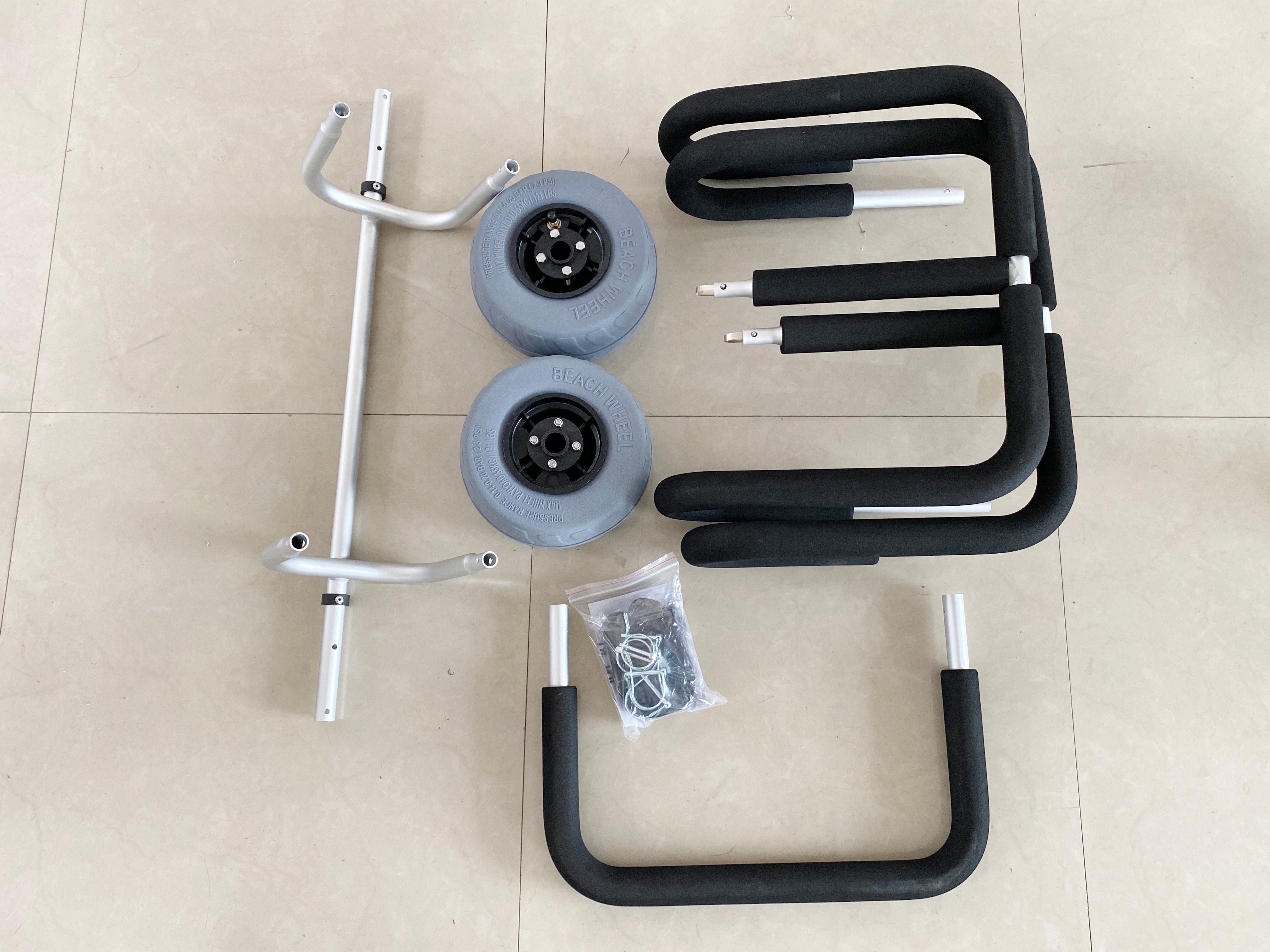 Double SUP Surfboard Trolley Stand Up Paddleboard Kayak Beach Cart-JET ...