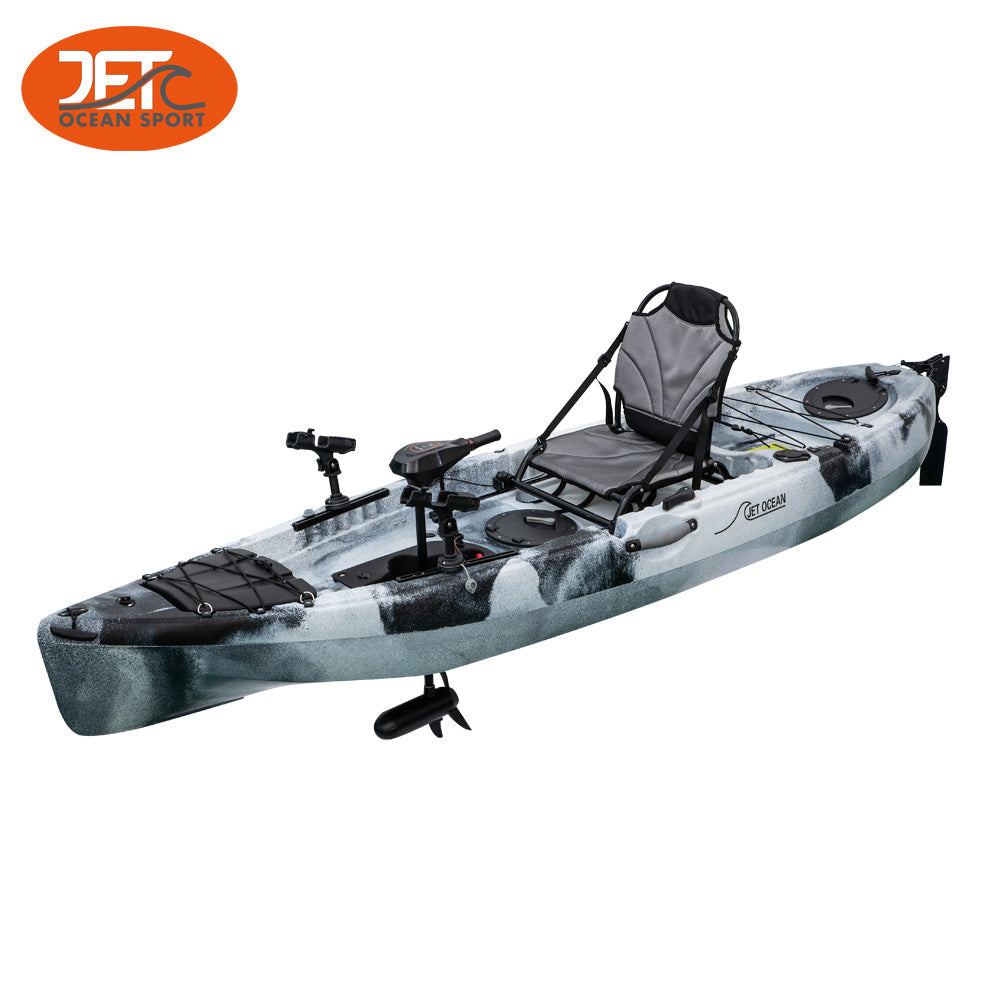 JET GENTOO Motor DRIFTER 10’ 3m Single Motor Fishing Kayak – Jet Ocean ...